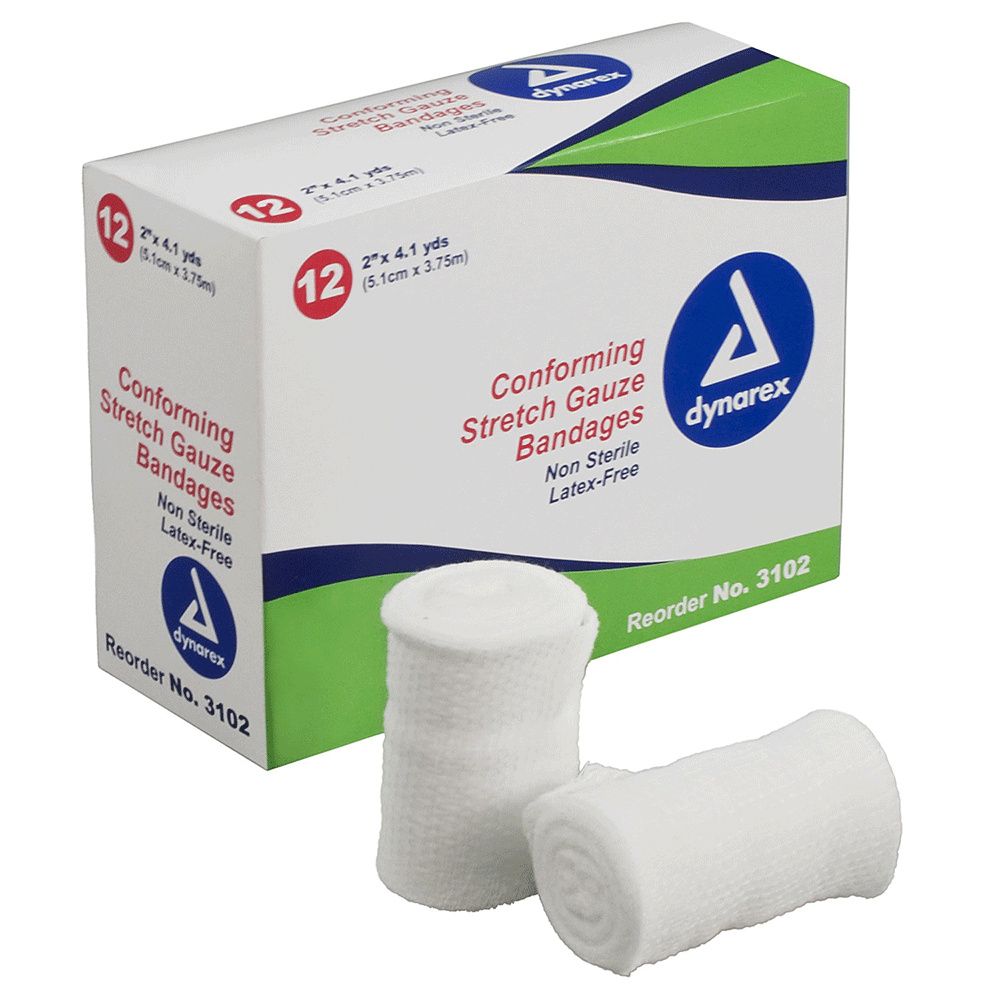 Dynarex Self Adhering Non Sterile Stretch Gauze Bandage