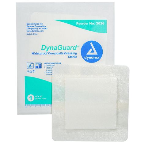 Dynarex DynaGuard Waterproof Composite Dressing