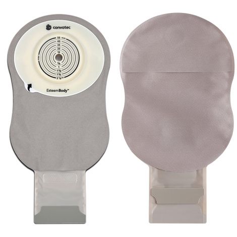 Convatec Esteem Body One-Piece Convex Trim To Fit Ostomy Pouch with ...