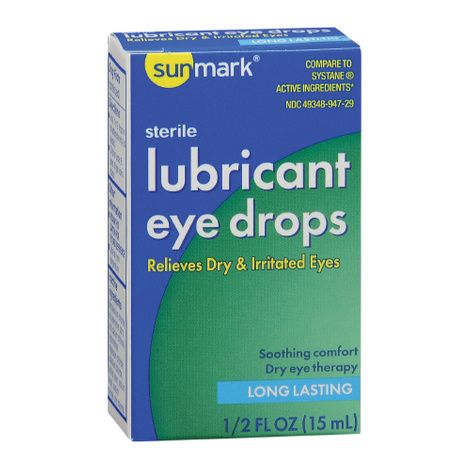 Sunmark Lubricant Eye Drops