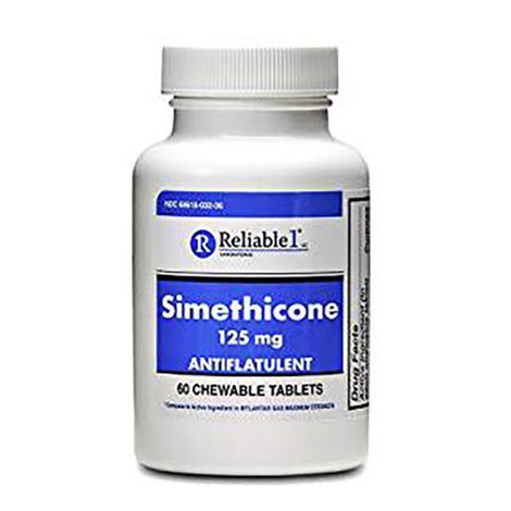 Medline Reliable Simethicone Antiflatulent Chewable Tablets