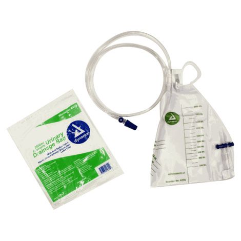 Buy Dynarex Urinary Drainage Bag With Anti-Reflux Valve