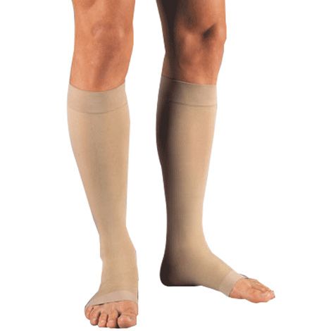 BSN Jobst Relief Open Toe Knee High 30-40mmHg Compression Stockings ...