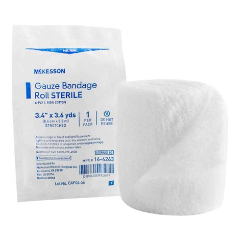 Buy McKesson Gauze Sterile Fluff Bandage | Bandage Rolls