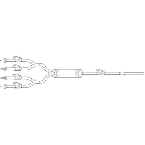 Baxter Four-Lead Arthroscopic Irrigation Set
