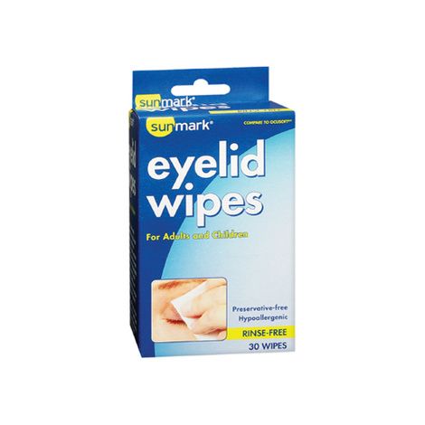 Sunmark Eyelid Wipes