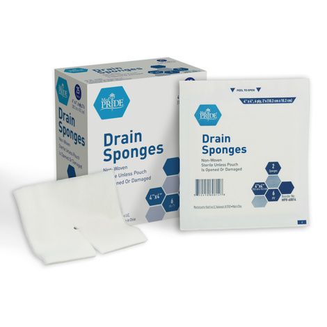 MedPride Sterile Drain Sponges