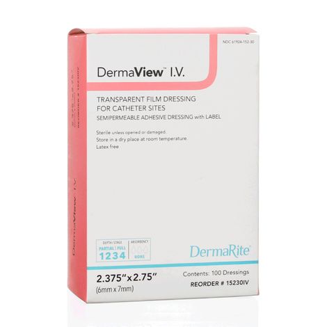 Buy DermaRite Dermaview Dressing | Catheter/IV Dressings