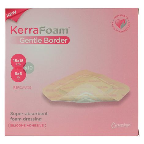 Systagenix KerraFoam Simple Adhesive Silicone Foam Dressing