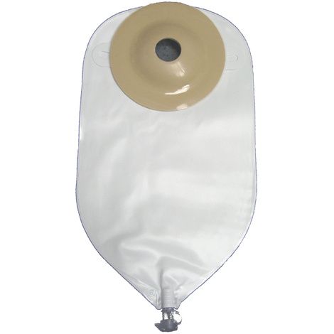 Nu-Hope Deep Convex Standard Round Post-Operative Adult Urinary Pouch