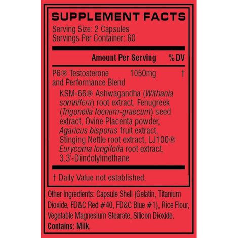 Buy Cellucor P6 Testosterone Booster | Dietary Supplements