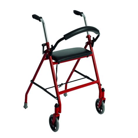 Buy Drive Medical Two Wheeled Walker with Seat [1239RD]