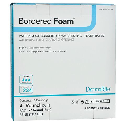 Derma Rite Bordered Foam Dressing | Waterproof Foam Dressing