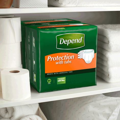 Buy Depend Protection with Tabs - Maximum Absorbency