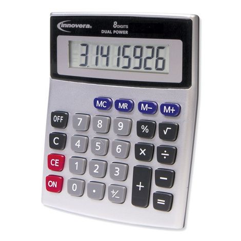 Innovera 8-Digit Desktop Memory Calculator