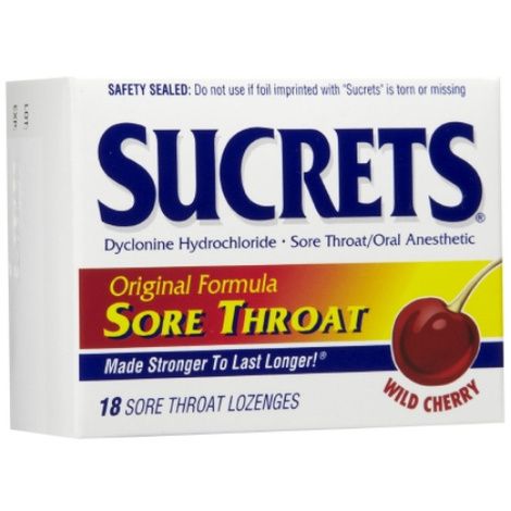 Emerson Healthcare Sore Throat Relief Sucrets Lozenge 2 mg