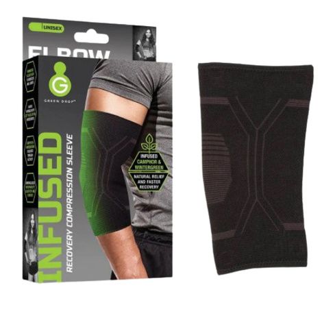 Buy Green Drop Elbow Support Compression Sleeve | Lightweight
