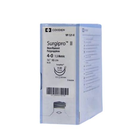 Medtronic Surgipro II Taper Point 36 Inch Monofilament Polypropylene ...