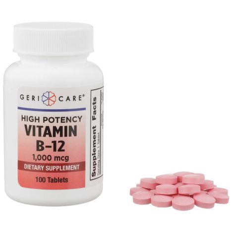Buy Mckesson Geri-Care Vitamin B-12 Supplement [Latex-free]
