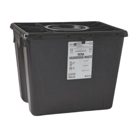 Medline Large RCRA Hazardous Waste Container With Port Lid