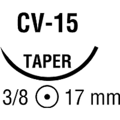 Medtronic Surgipro II Taper Point Monofilament Polypropylene Suture ...