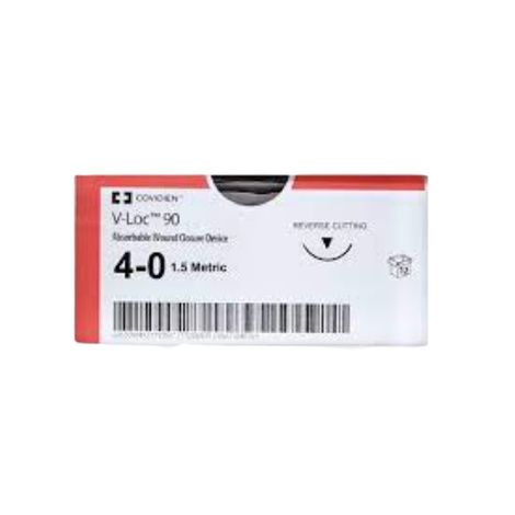 Medtronic V-LOC 90 Premium Reverse Cutting 12 Inch Suture with P-14 Needle